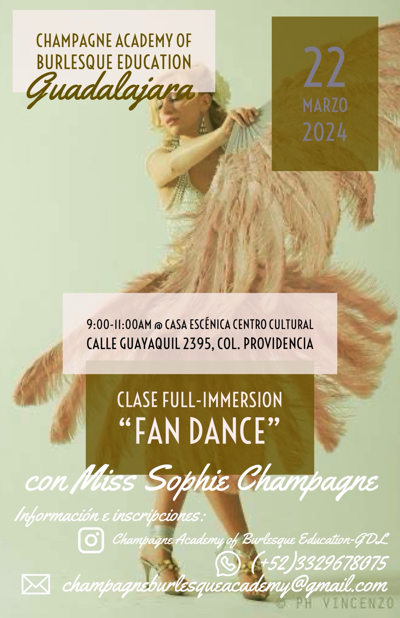 Curso Full Immersion “Fan Dance” con Miss Sophie Champagne – Champagne ...